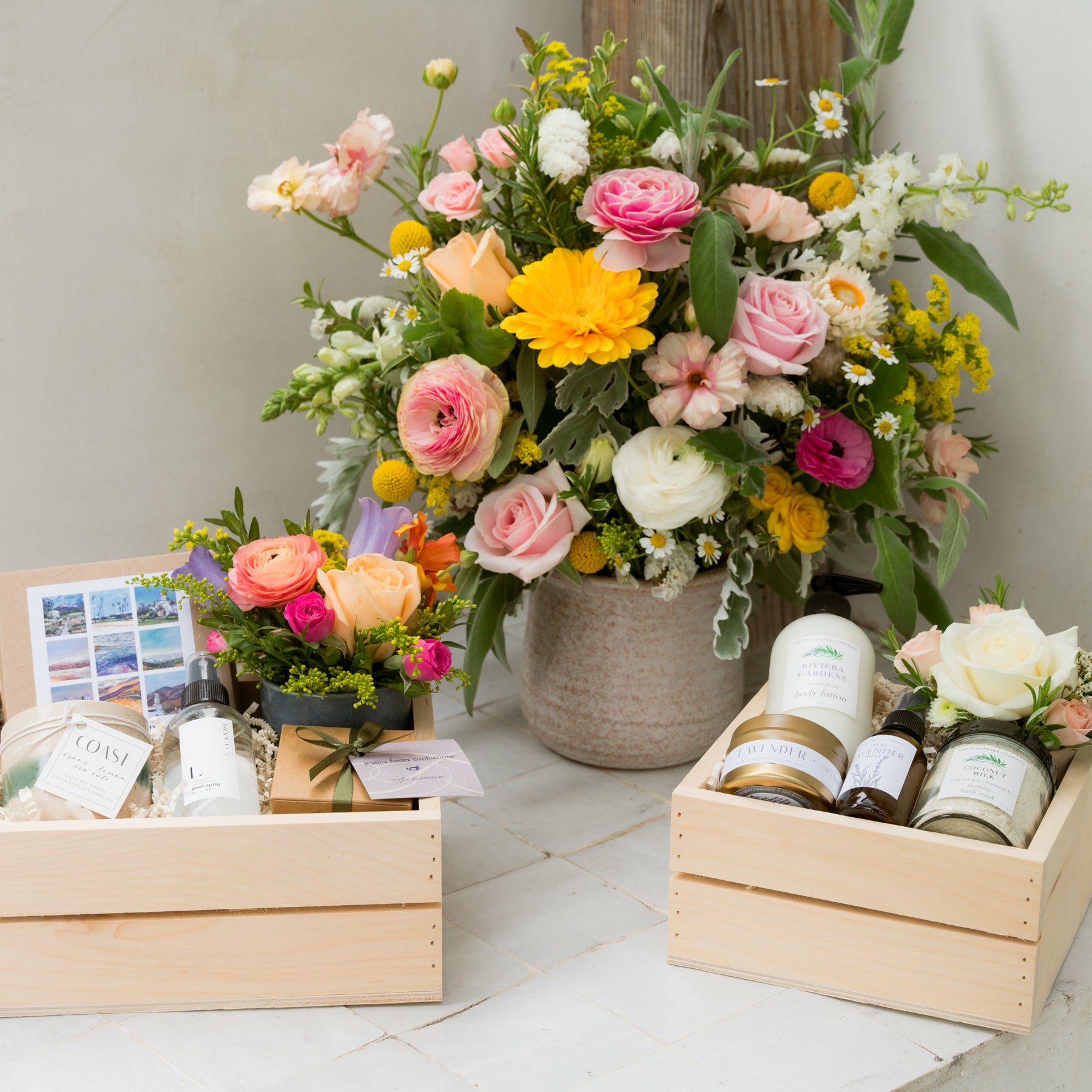 Gifts with Flowers – Santa Barbara Company