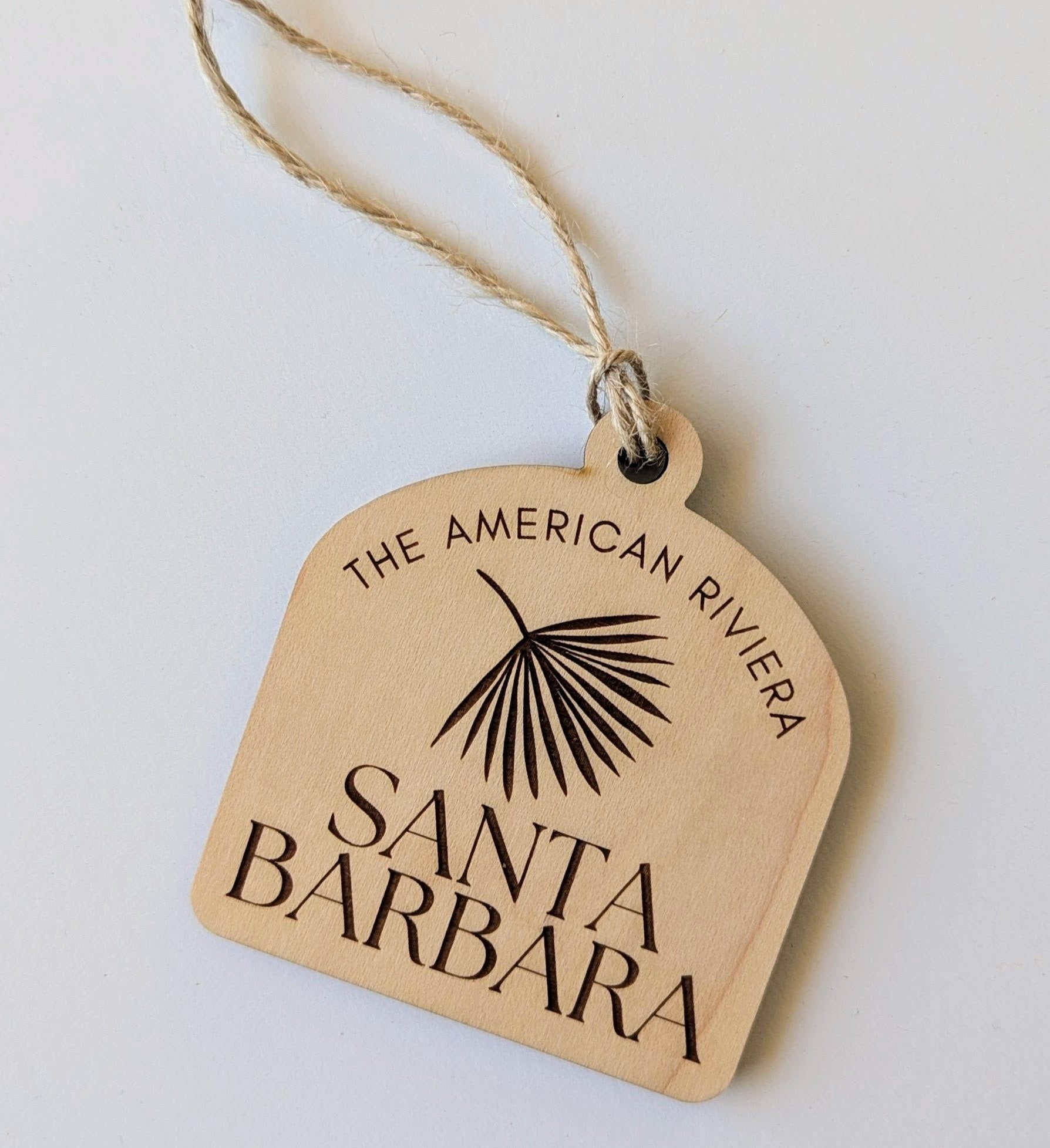 Santa Barbara American Riviera Wood Ornament – Santa Barbara Company