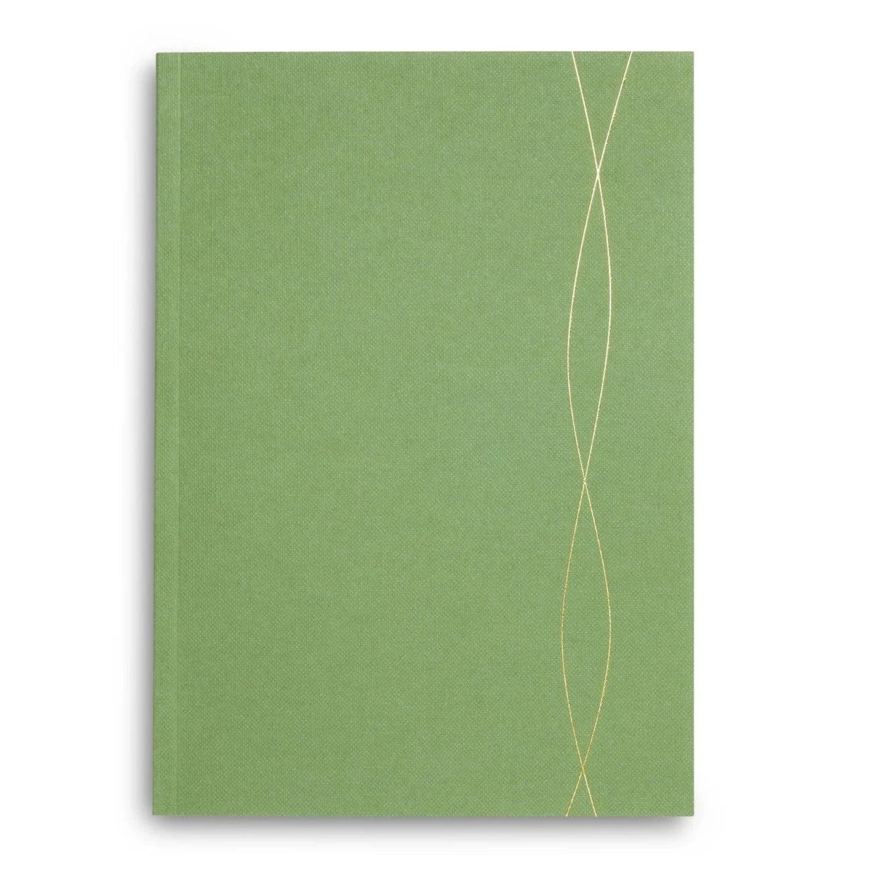 Green Lined Notebook with Gold Accents – Santa Barbara Company