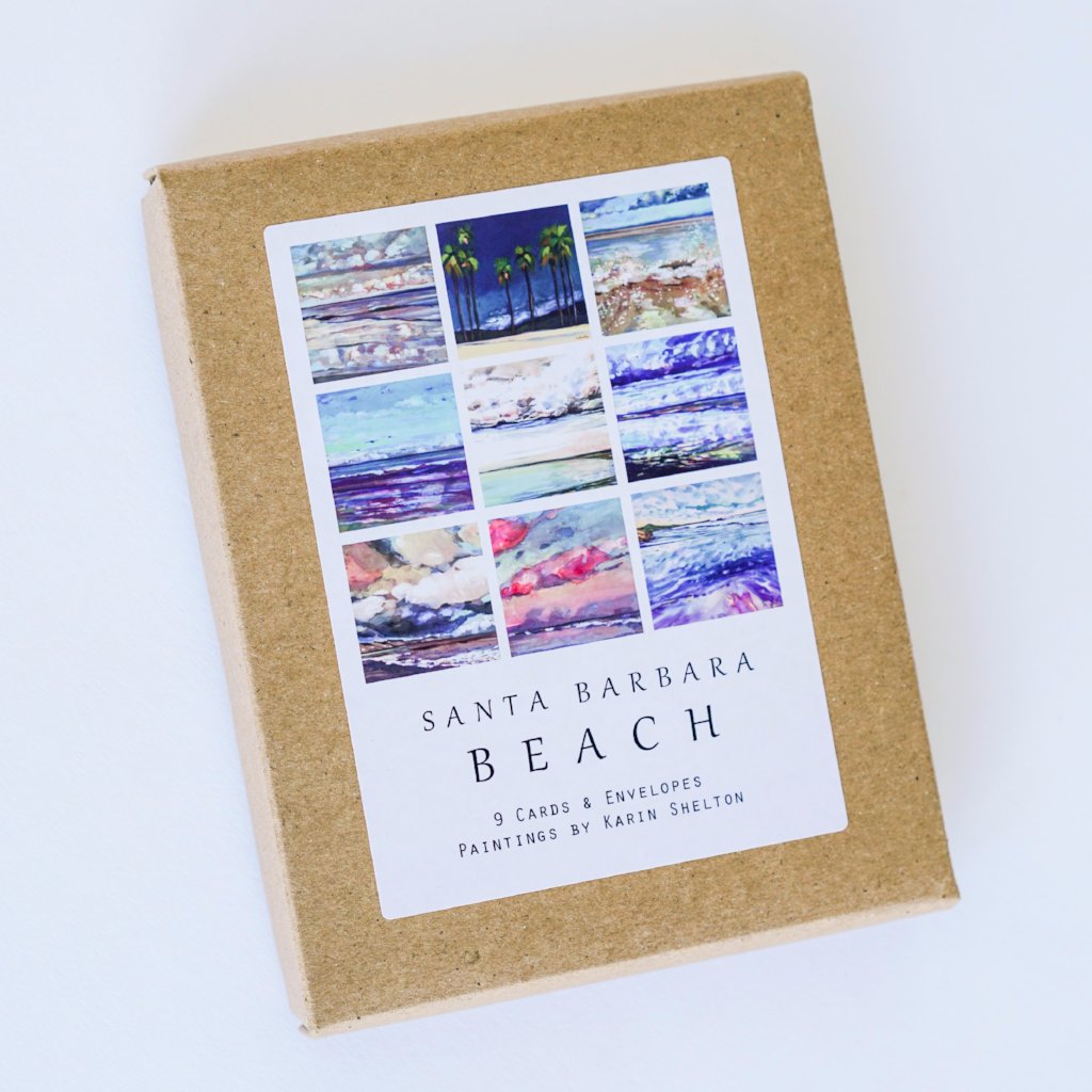 Santa Barbara Beach Note Cards | Karin Shelton | The Santa Barbara Company