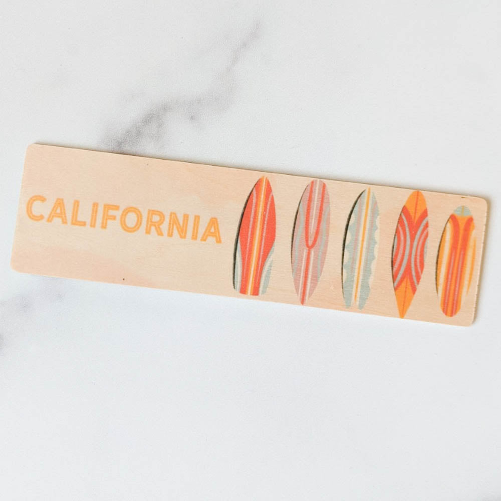 California Surf Bookmark – Santa Barbara Company