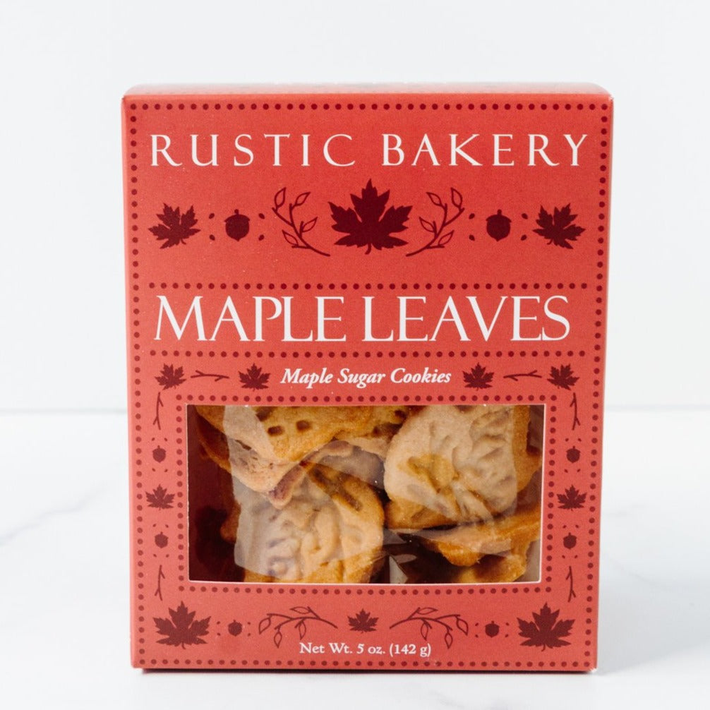 Rustic Bakery Maple Leaves Maple Sugar Cookies – Santa Barbara Company