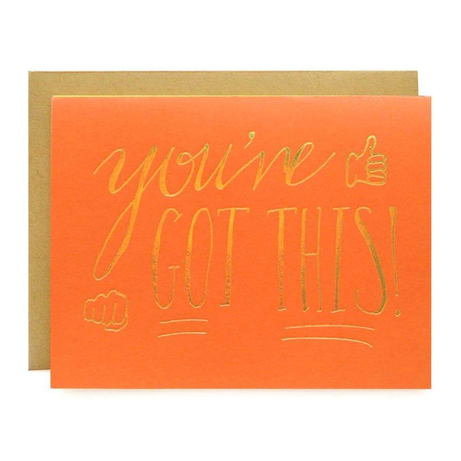 You've Got This Fists Note Card – Santa Barbara Company